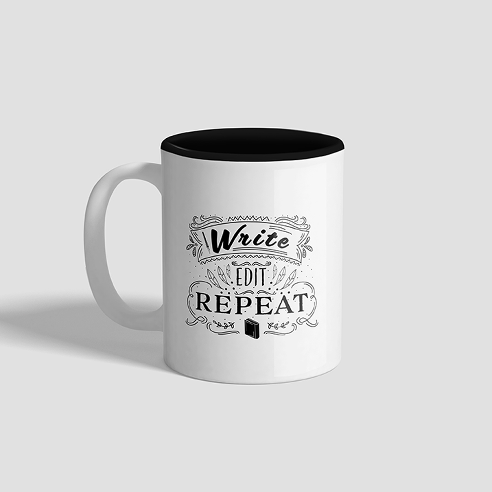 Write Edit Repeat - Coffee Mug Write Edit Repeat - Coffee Mug